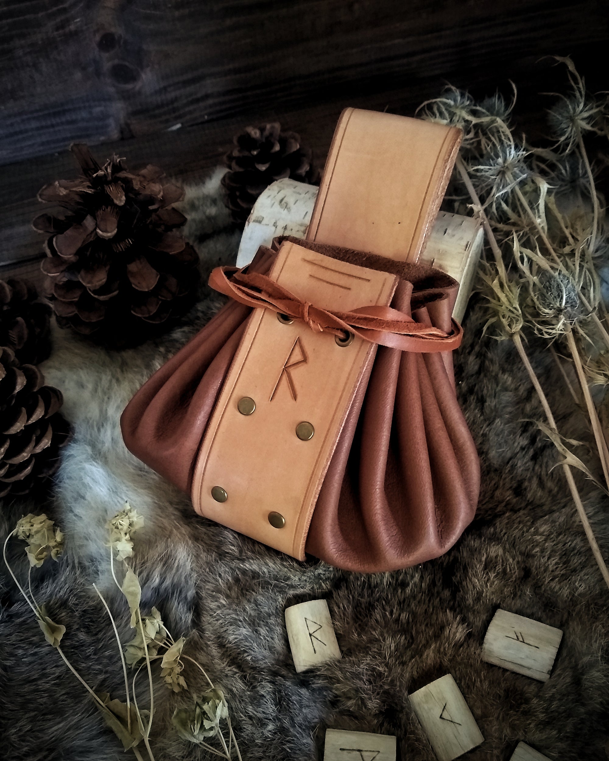 The Warrior's Rune Pouch - Embercraft Creations