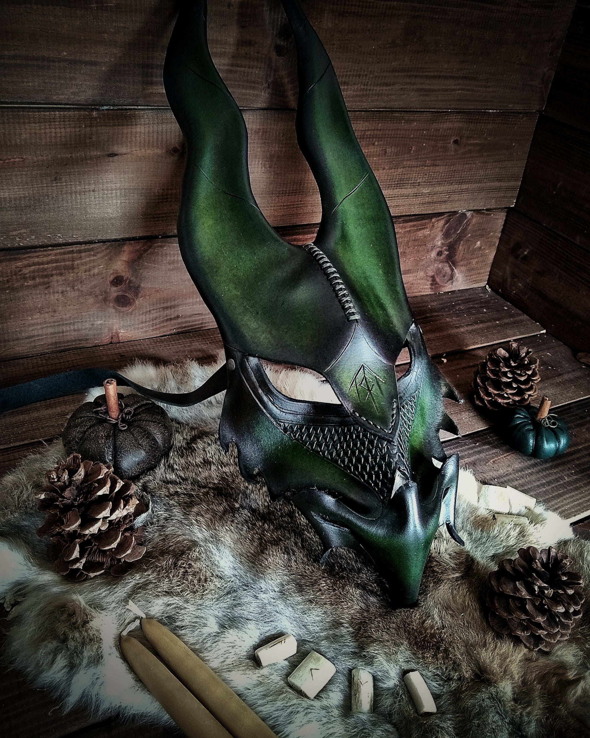 Jormungandr's Dragon Mask - Embercraft Creations