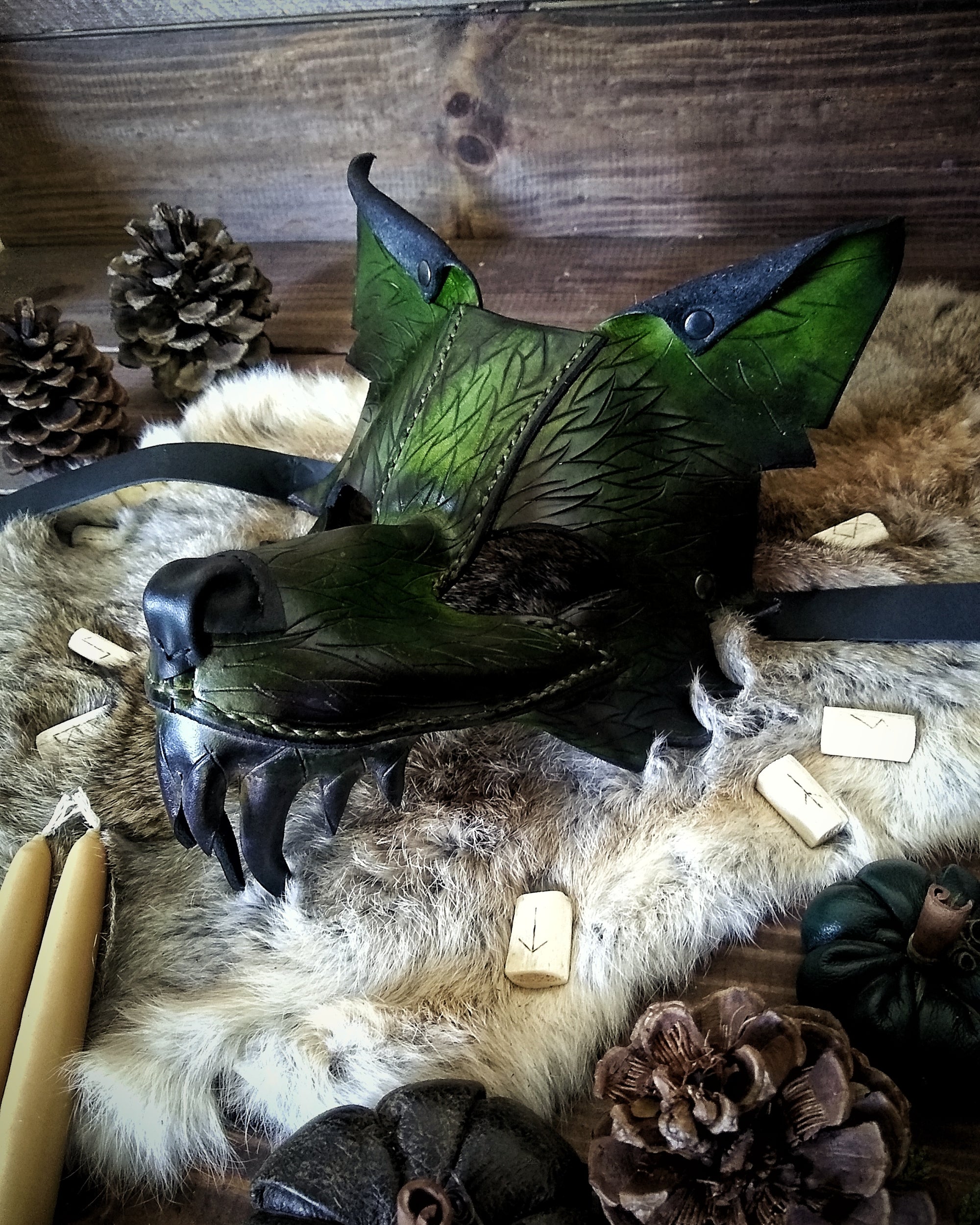 Fenrir's Wolf Mask - Embercraft Creations