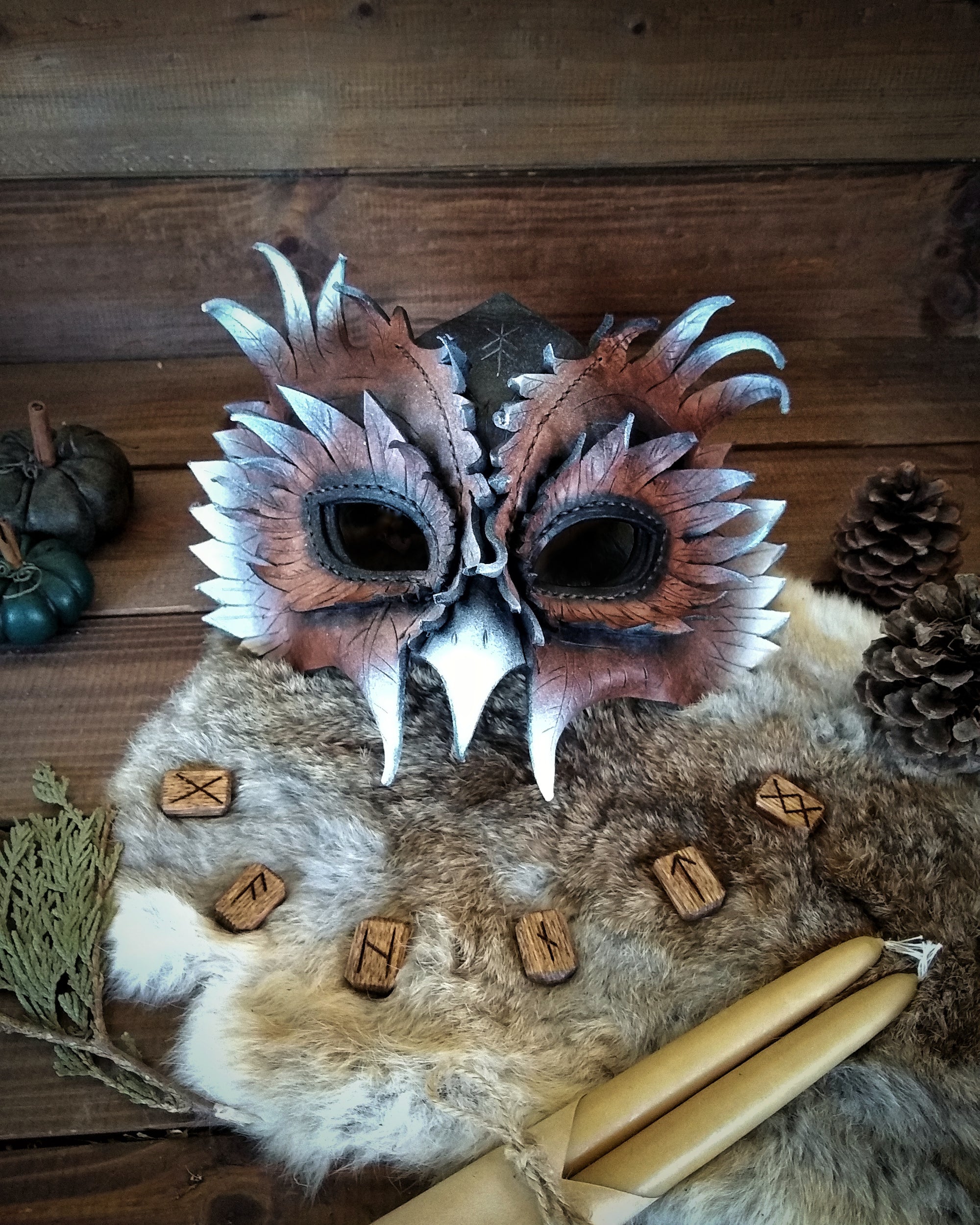 Athena's Owl Mask - Embercraft Creations