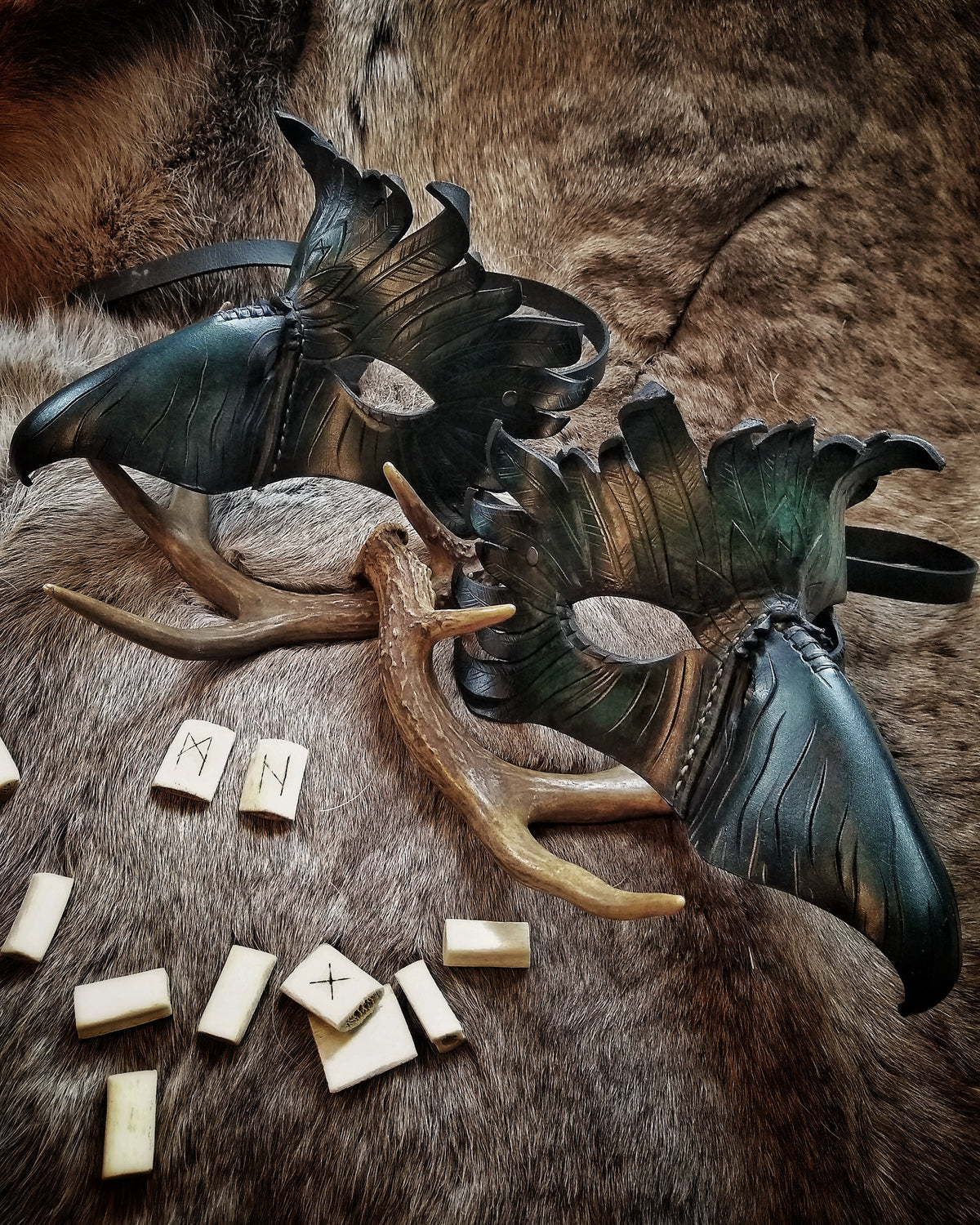 Odin's Raven Mask - Embercraft Creations